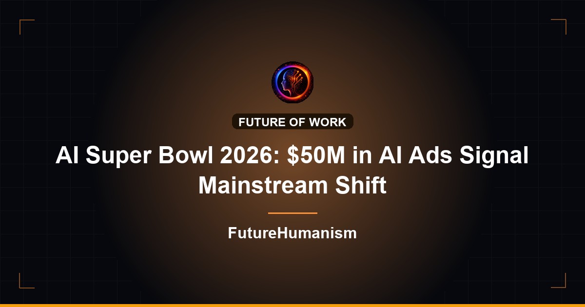 AI Super Bowl 2026: $50M in AI Ads Signal Mainstream Shift | Future ...